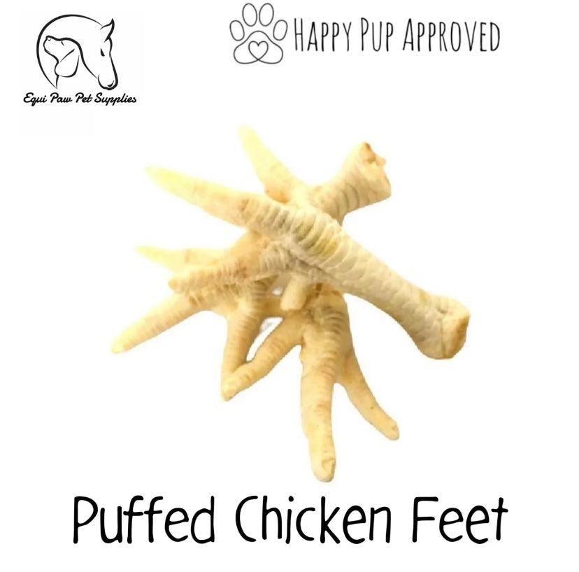 Puffed Chicken Feet – Phoenix Equestrian & Pet Supplies