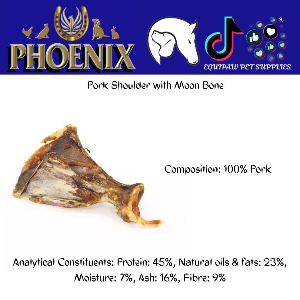 Pork Shoulder with Moon Bone – Phoenix Equestrian & Pet Supplies